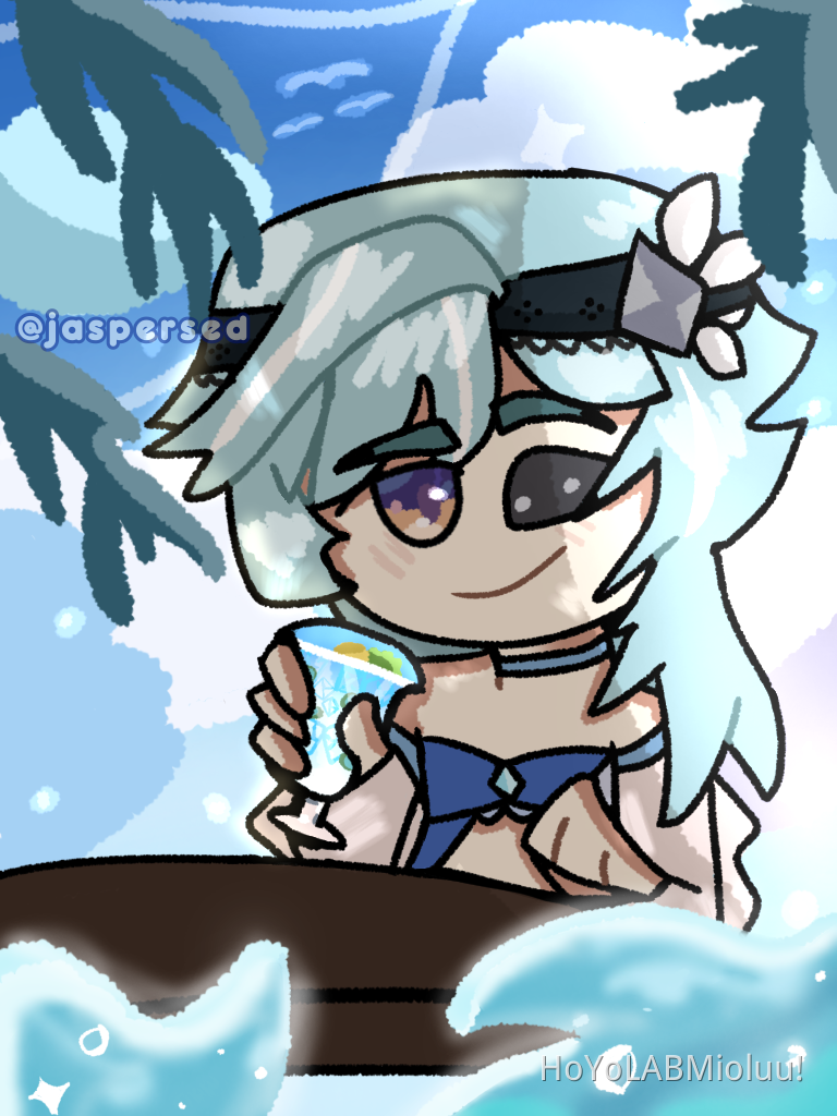Eulas sweet drink! (The taste of summer!) Genshin Impact | HoYoLAB