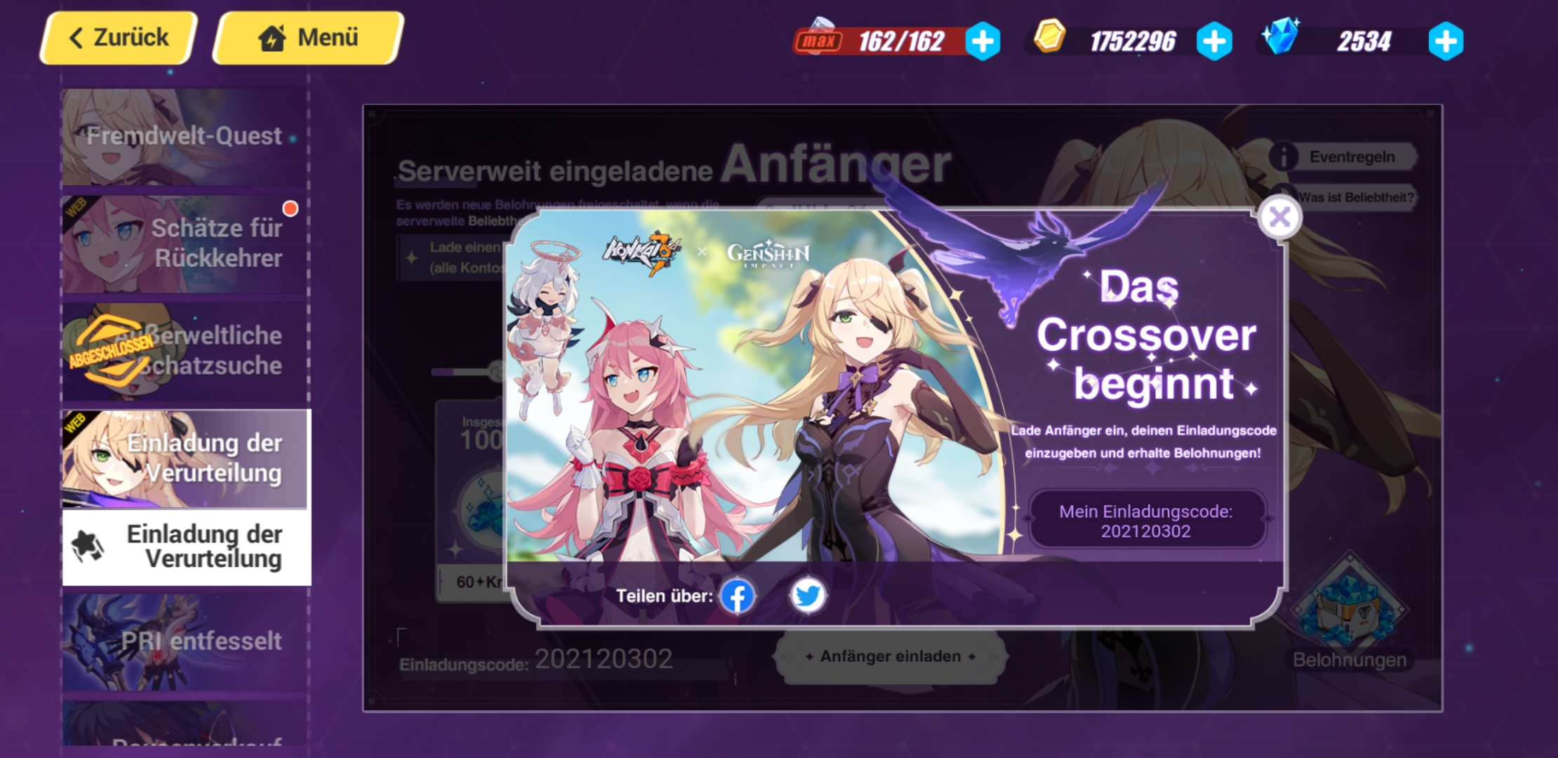 Das Crossover Beginnt Genshin Impact | HoYoLAB