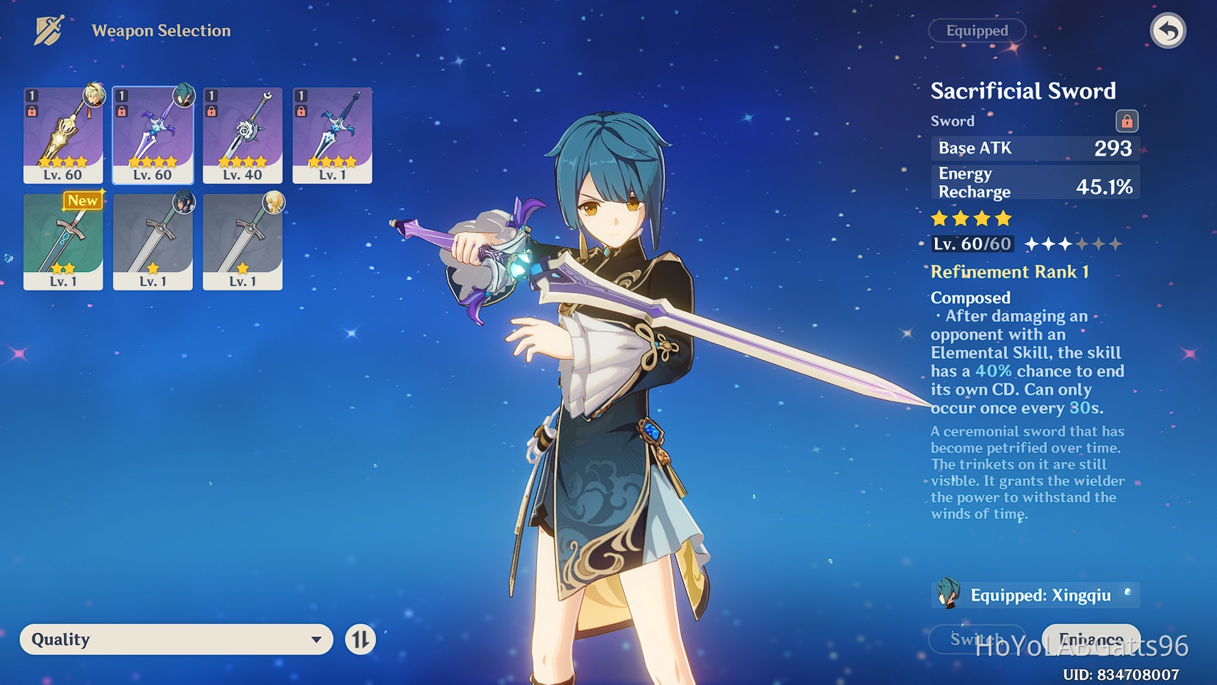 Sacrificial Sword Suggestions! Genshin Impact | HoYoLAB