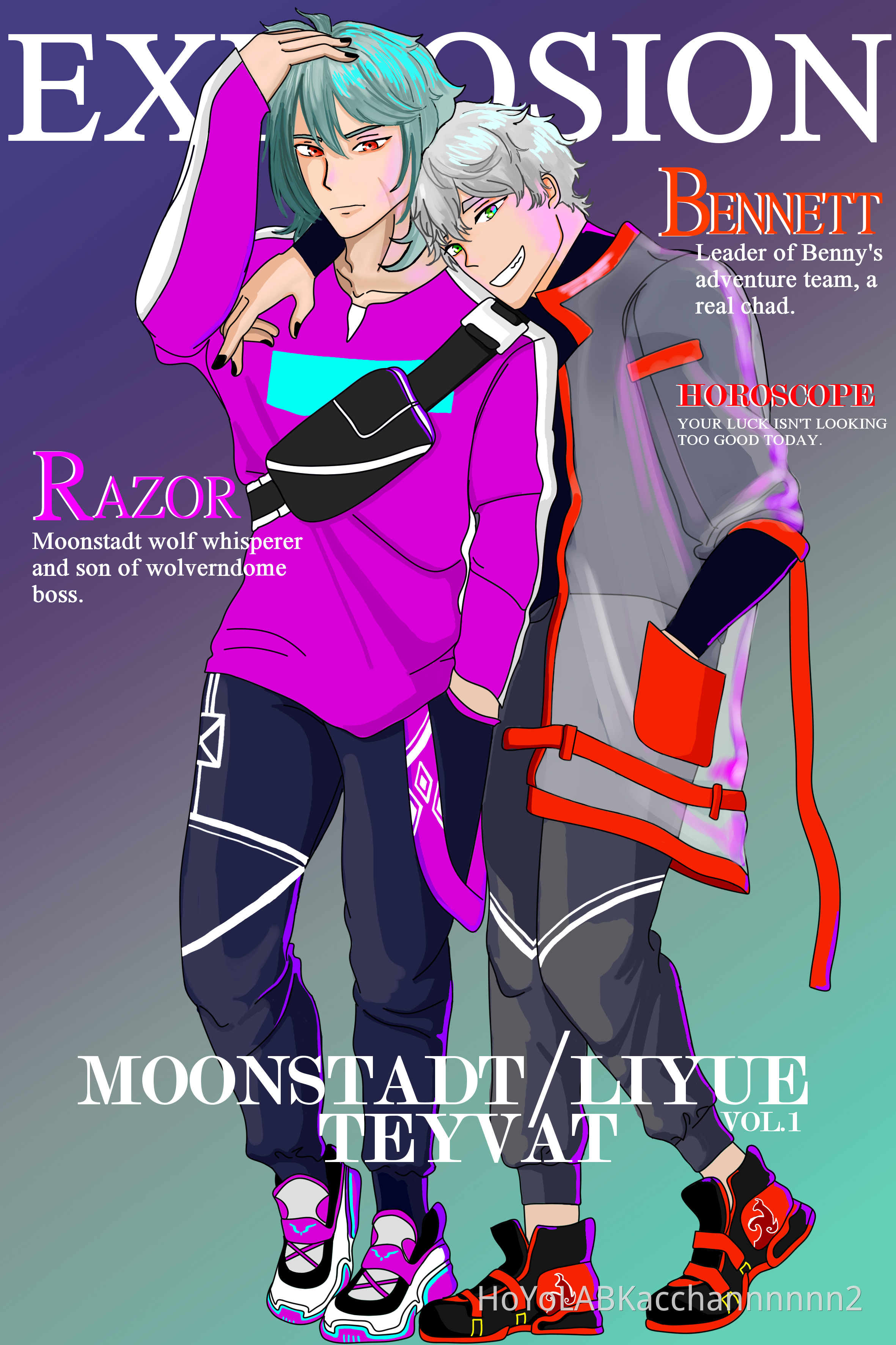 Razor and Bennett Fanart Genshin Impact | HoYoLAB