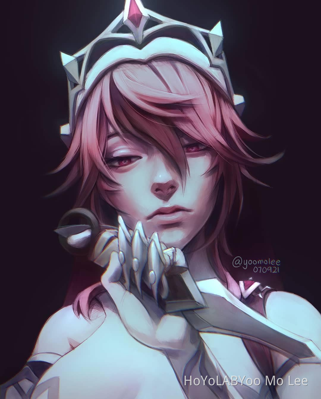 Rosaria Fanart by me, a proud Rosaria Main Genshin Impact | HoYoLAB