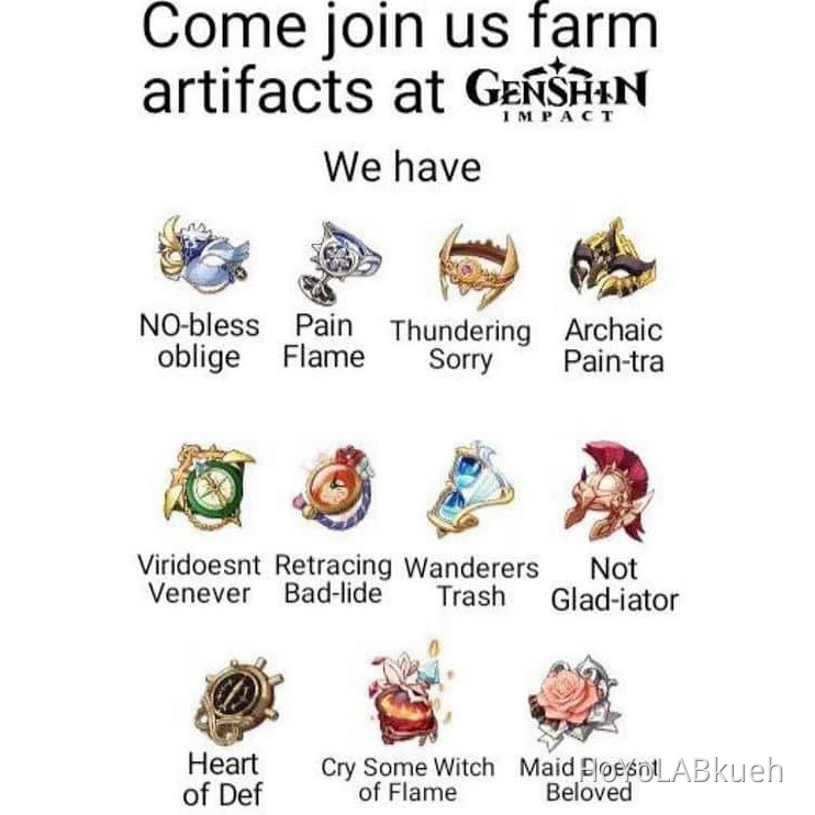 LETS ARTIFACT FARMING Genshin Impact | HoYoLAB