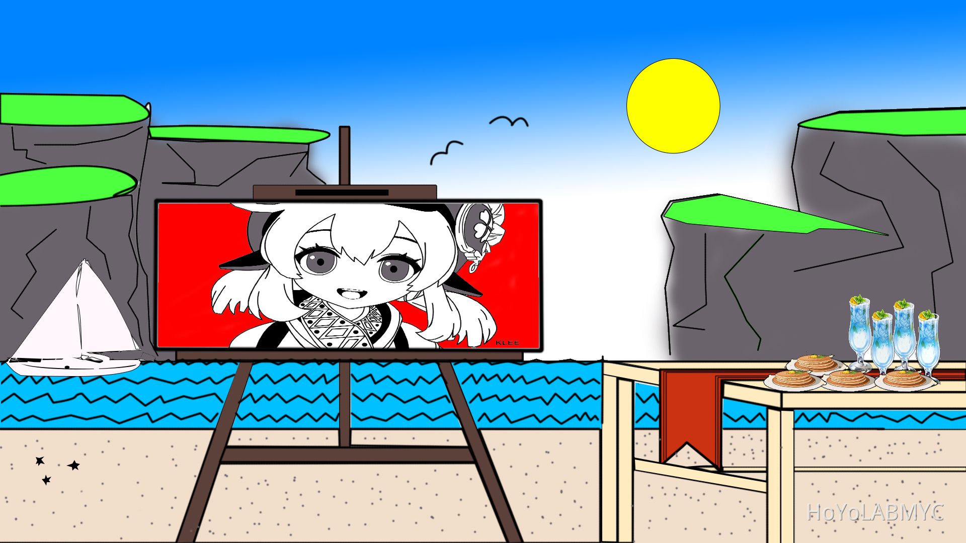 "Albedo Draw Klee" Genshin Impact | HoYoLAB