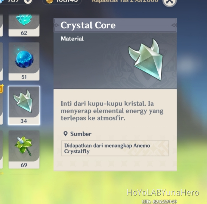 Tips memanen crystal core di perangkat mobile Genshin Impact | HoYoLAB