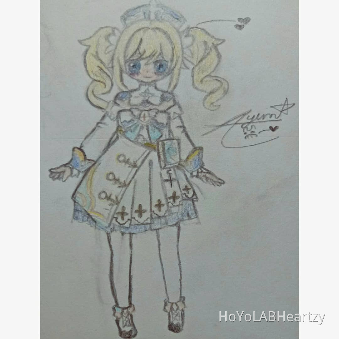 Barbara Drawing Genshin Impact | HoYoLAB
