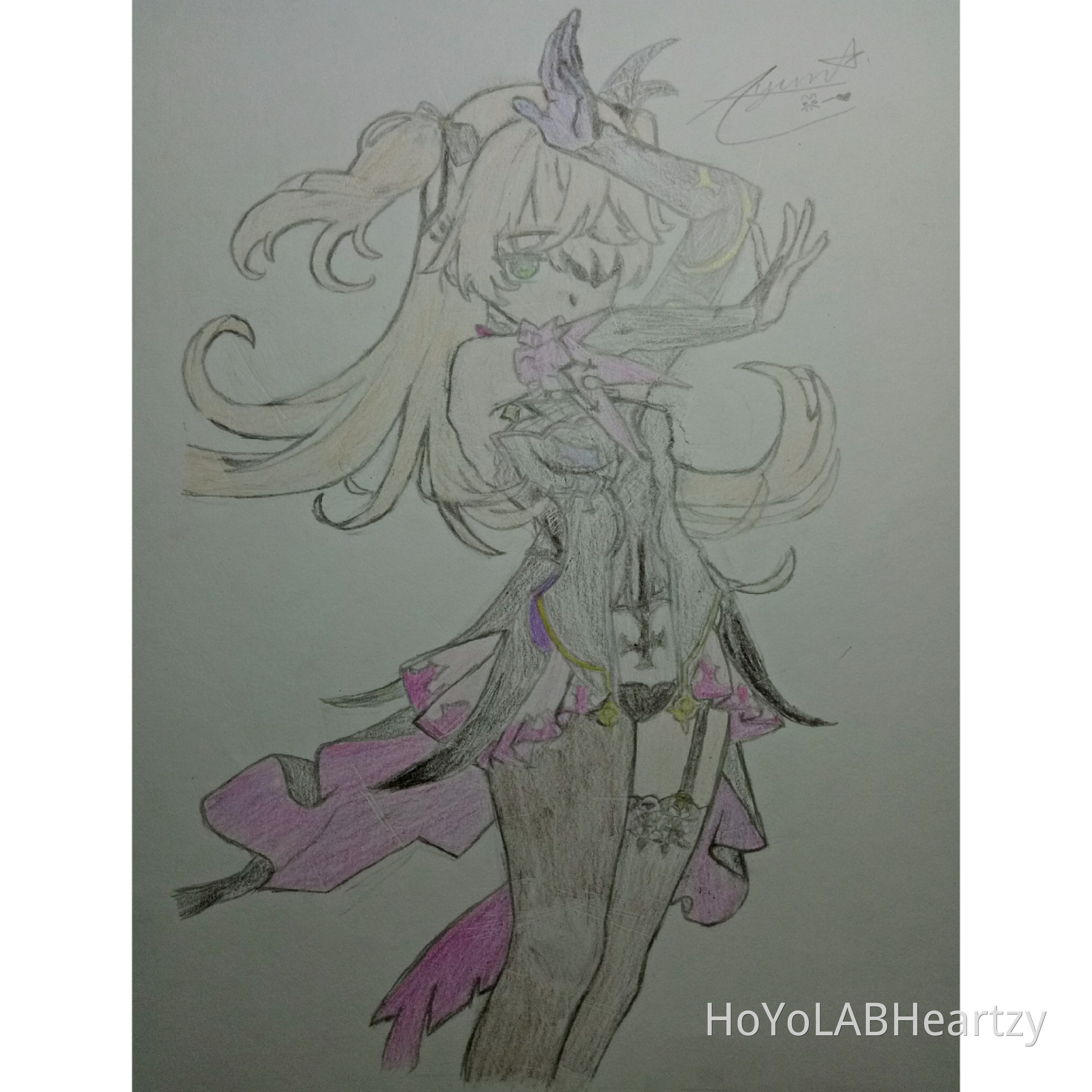 Fischl Drawing Genshin Impact | HoYoLAB