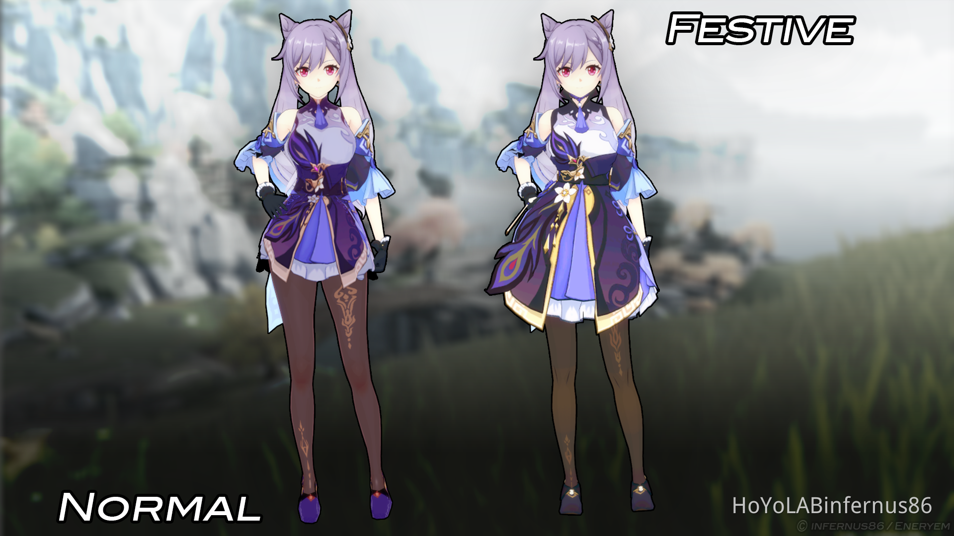 Keqing - Elegant Dress for Parties 👗 Genshin Impact | HoYoLAB