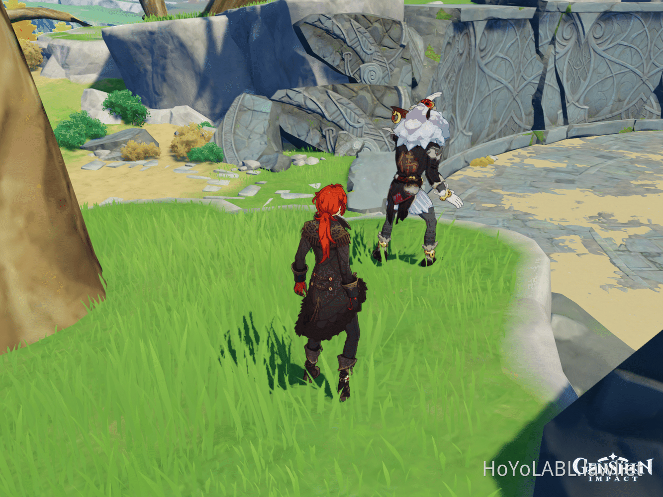 Unusual Hillichurl Spotted Trying To Access The Wolf Boss #Sh*tpost ...