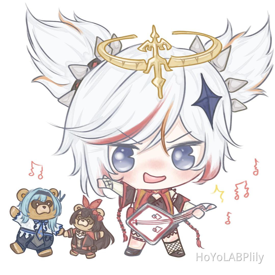 Paimon's Cosplay Series #7 - Paiyan with Bobo (Eula) and Bubu (Amber ...