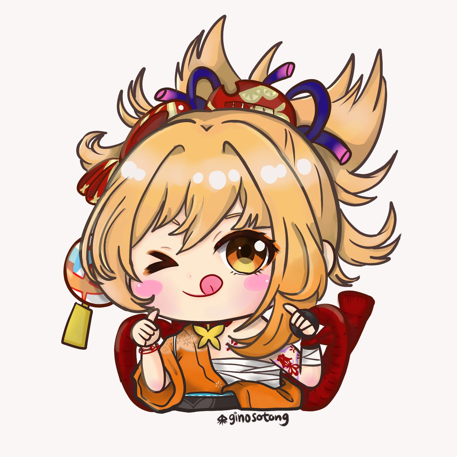 Yoimiya sticker Genshin Impact | HoYoLAB