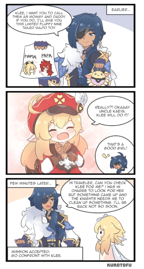 klee parents Genshin Impact | HoYoLAB