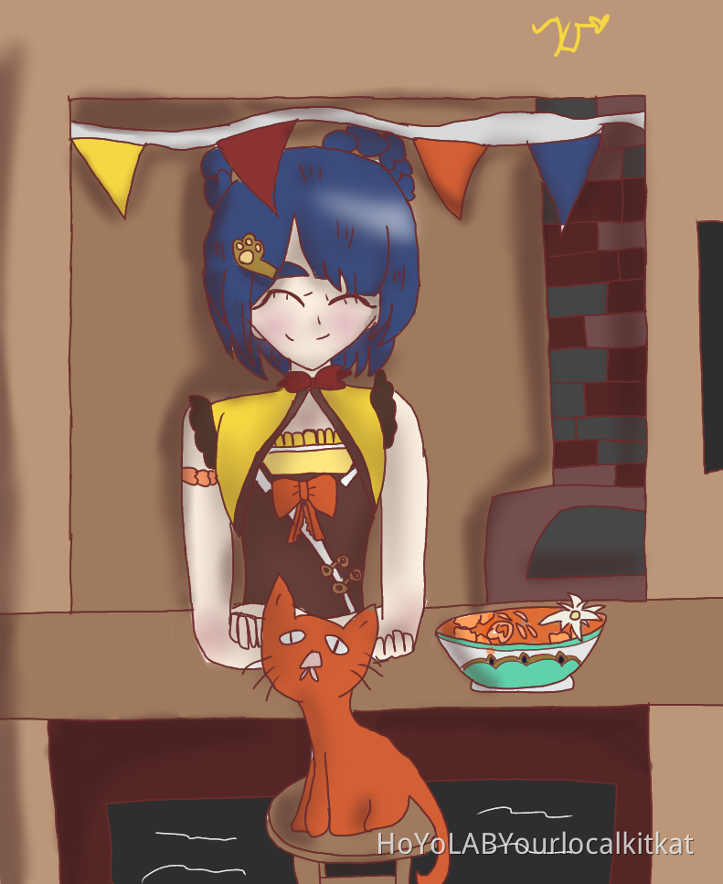 Xiangling serves food at a summer festival Genshin Impact | HoYoLAB