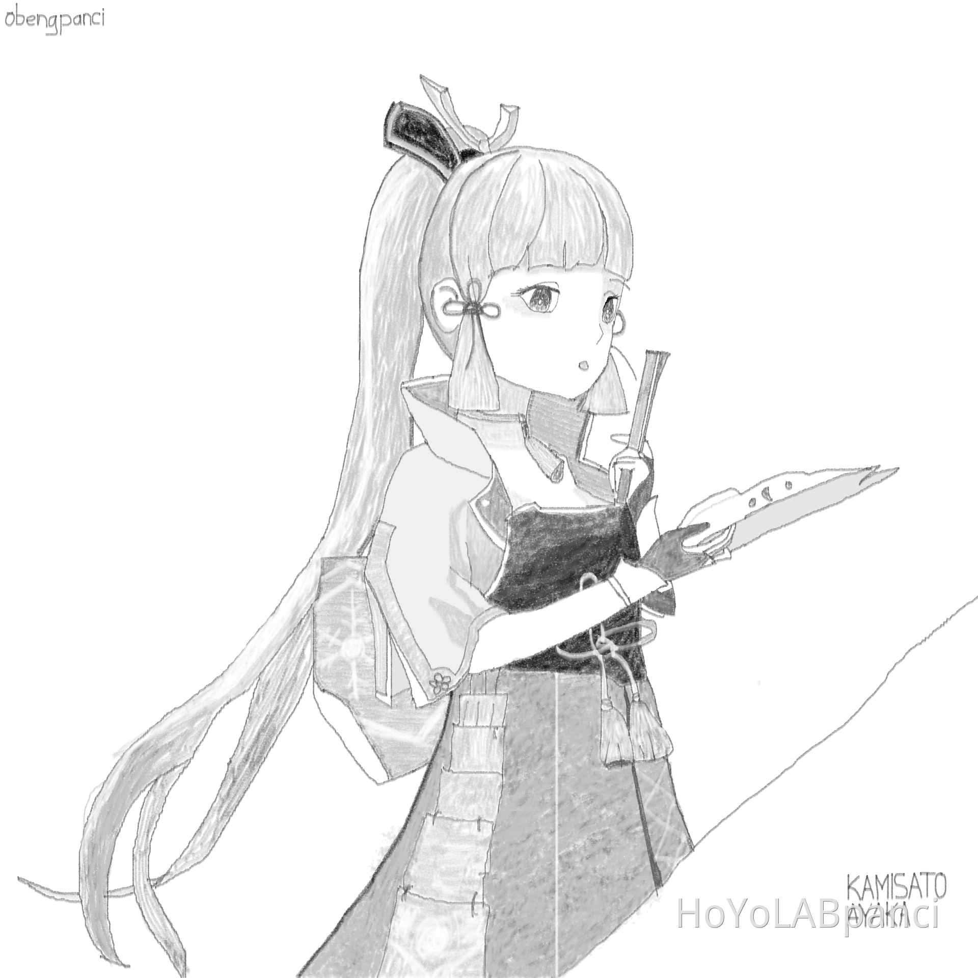 Drawing Kamisato Ayaka with 3D paint pencil Genshin Impact | HoYoLAB