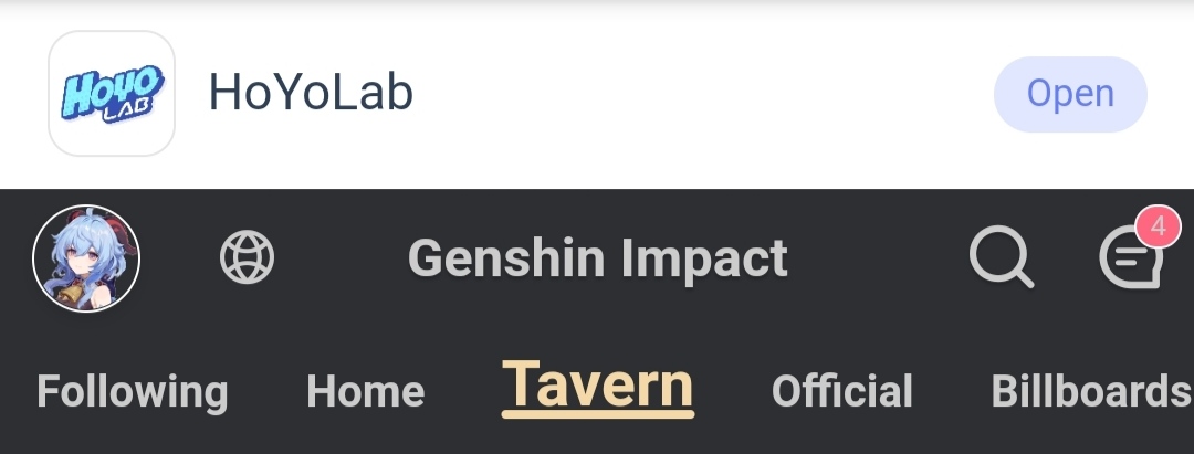 So hoyolab got an app Genshin Impact | HoYoLAB