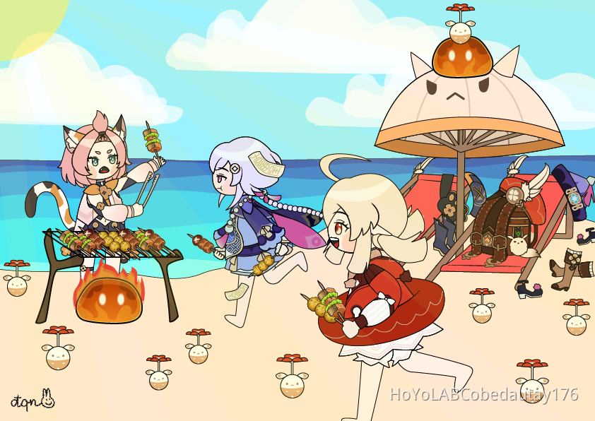 Chibi BBQ Genshin Impact | HoYoLAB