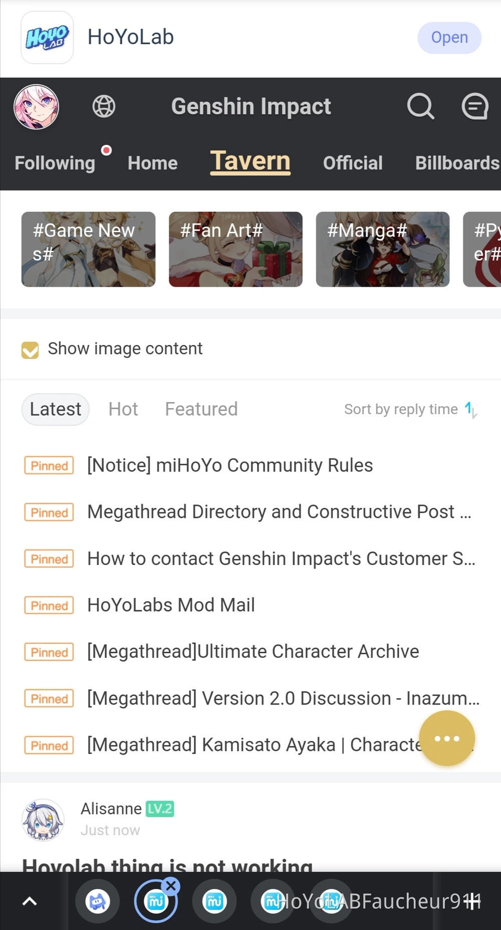 HoYoLab app Genshin Impact | HoYoLAB