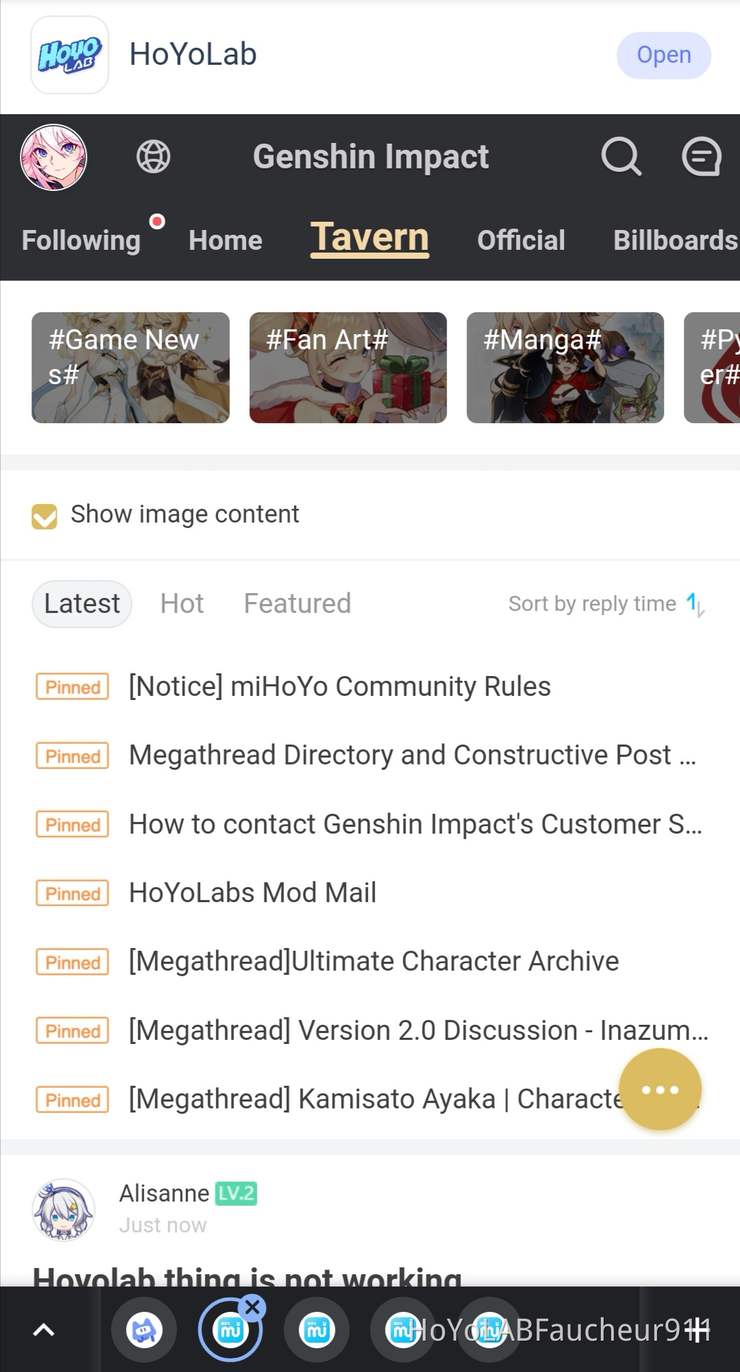 HoYoLab app | Genshin Impact | HoYoLAB
