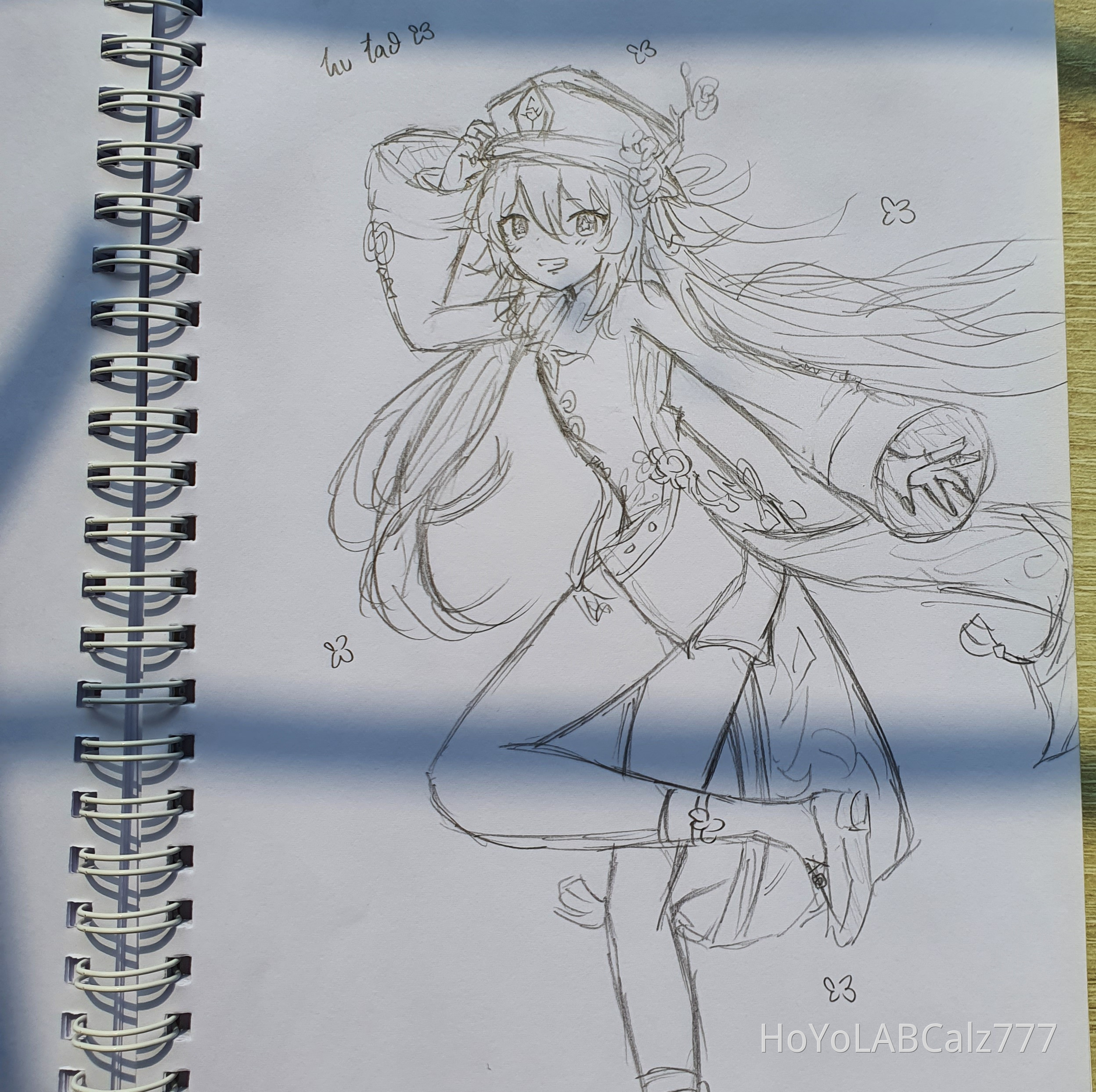 HuTao Sketch Genshin Impact | HoYoLAB