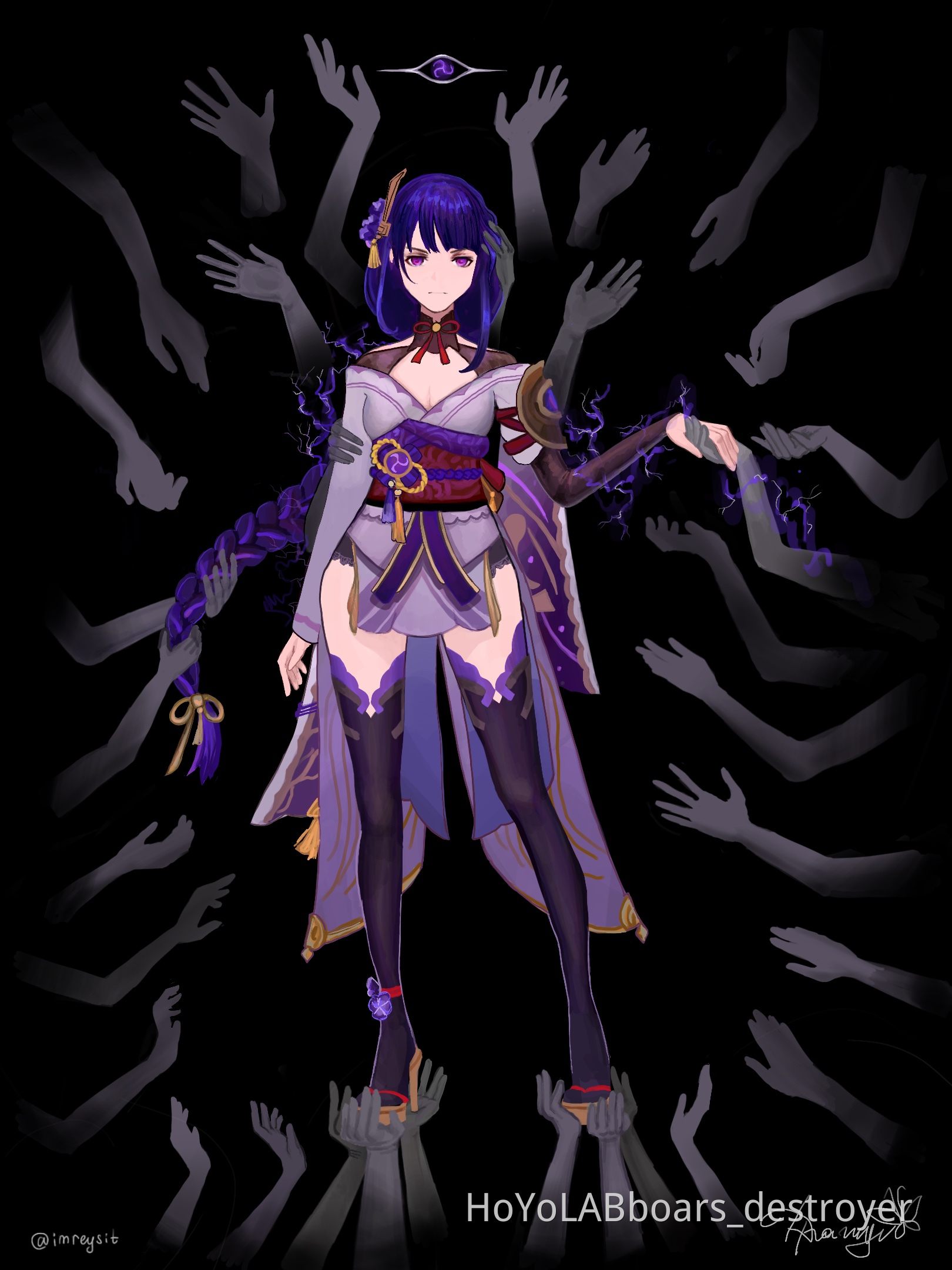 God of Eternity and Thousand-Armed, Hundred-Eyed God Genshin Impact ...