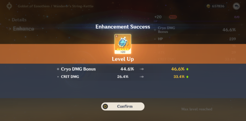 God Tier Cryo Goblet Roll Genshin Impact | HoYoLAB