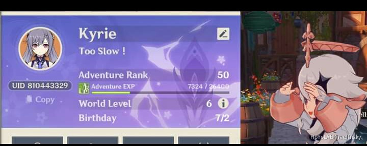 my UID Genshin Impact | HoYoLAB