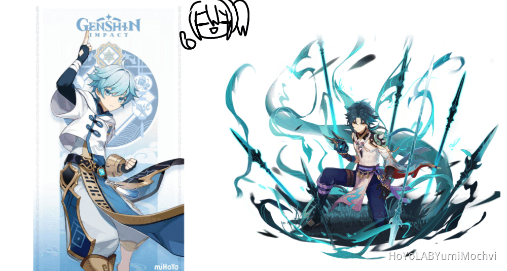 What if Xiao had Chongyuns's color scheme? (well not really) Genshin ...