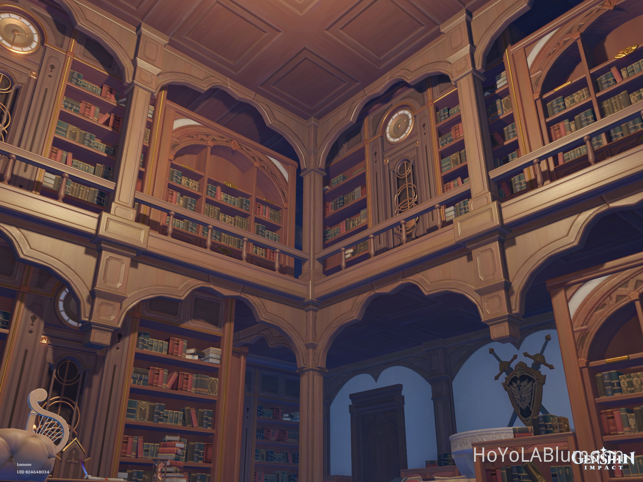 Indoor Library mansion! Genshin Impact | HoYoLAB