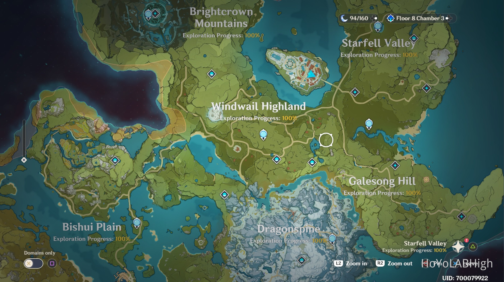 Finally 100% in all regions (that are released yet) Genshin Impact ...