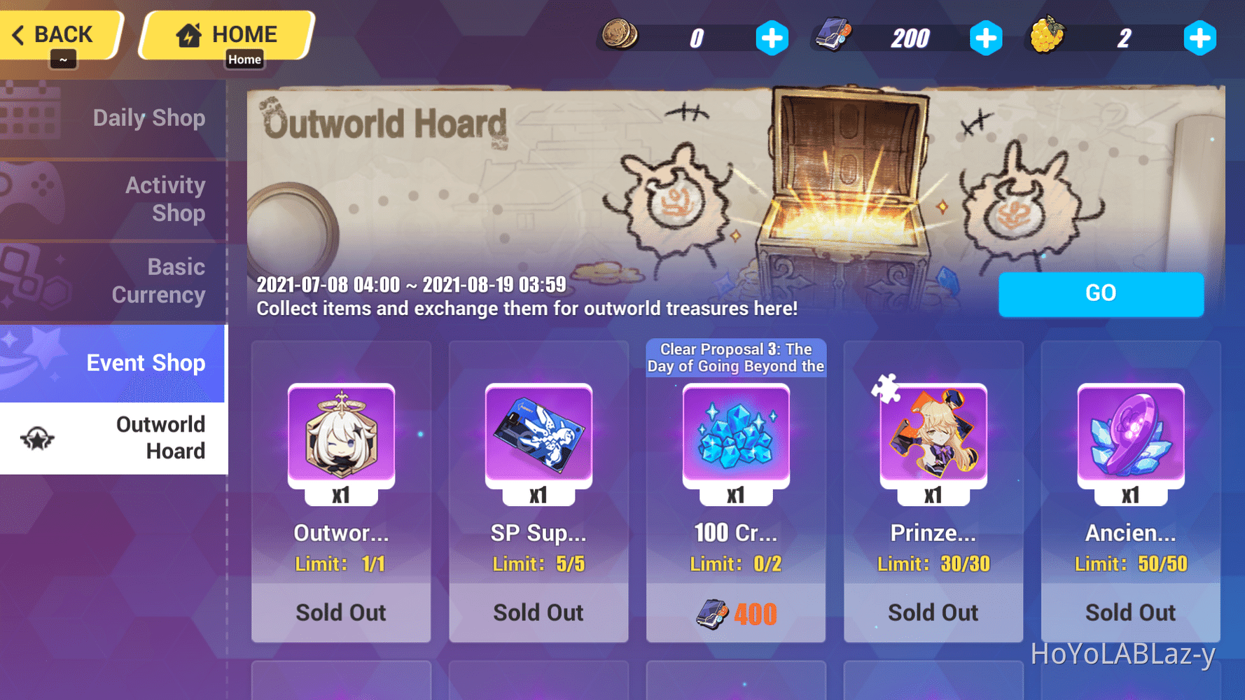 Event Shop Progress? - Paimon Emblem Obtained !!! Honkai Impact 3rd ...