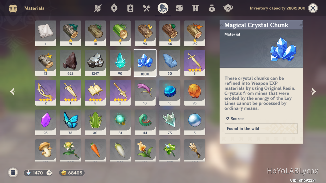 Magical Crystal Chunks Genshin Impact | HoYoLAB