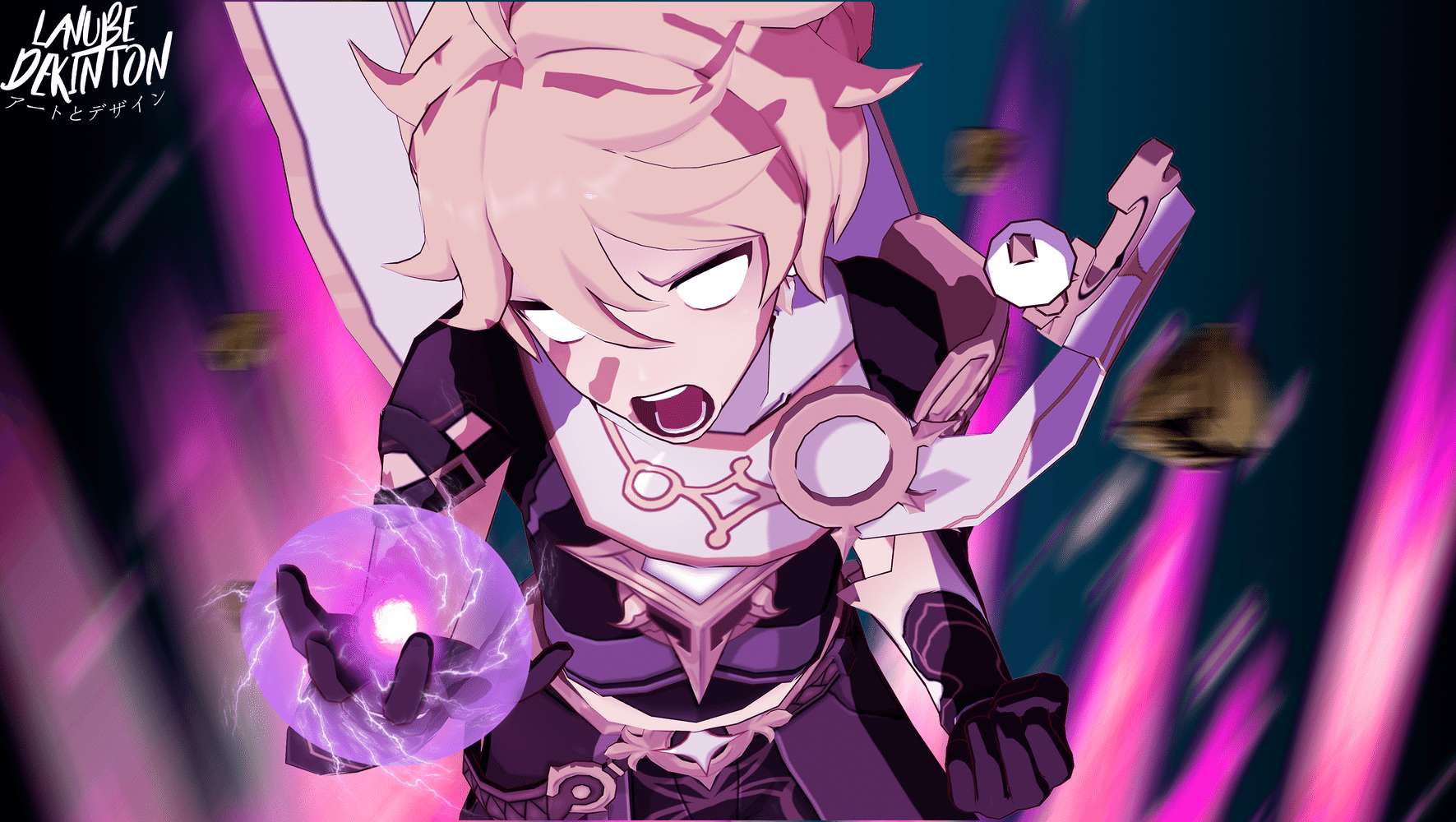 Aether Fights The Electro Archon, Baal (Work In Progress) Genshin ...