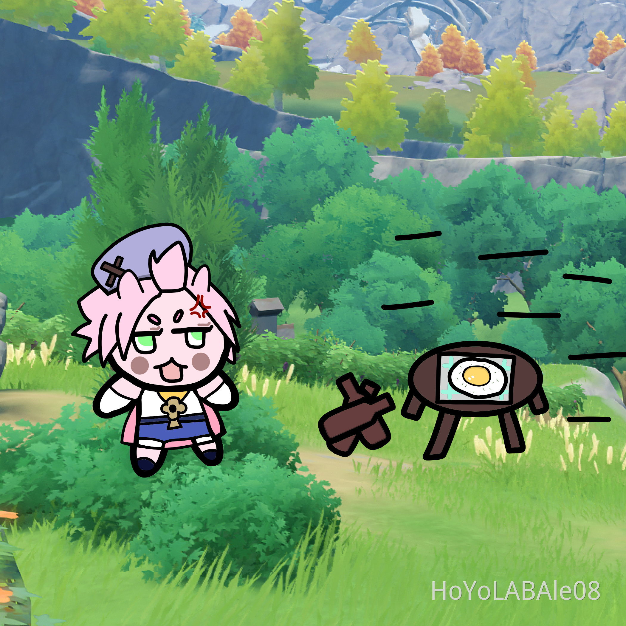 Angry Diona (Teyvat Fried Egg) Genshin Impact | HoYoLAB