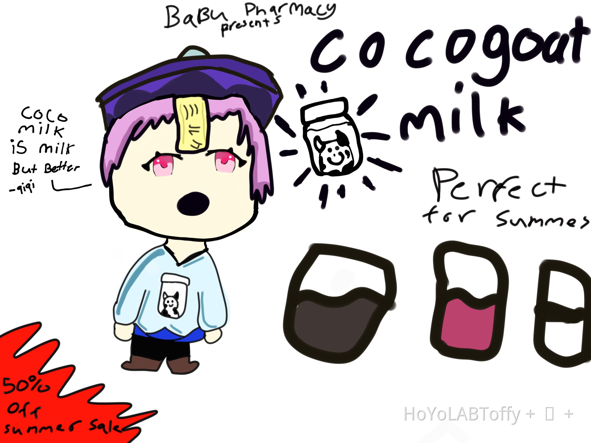 Coco goat milk ad Genshin Impact | HoYoLAB