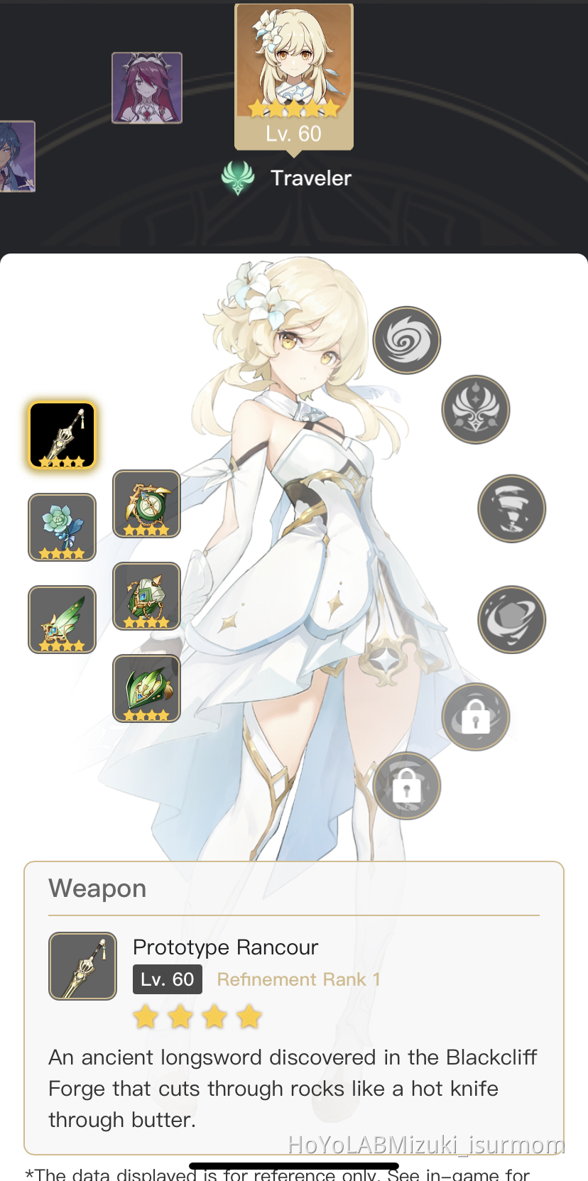 TRAVELER BUILD UPADATE Genshin Impact | HoYoLAB