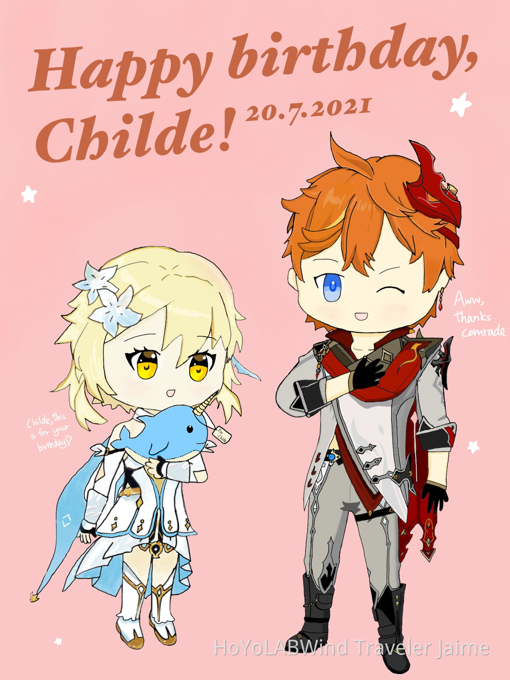 Happy bday, Childe!!!🥳🐳 Genshin Impact | HoYoLAB