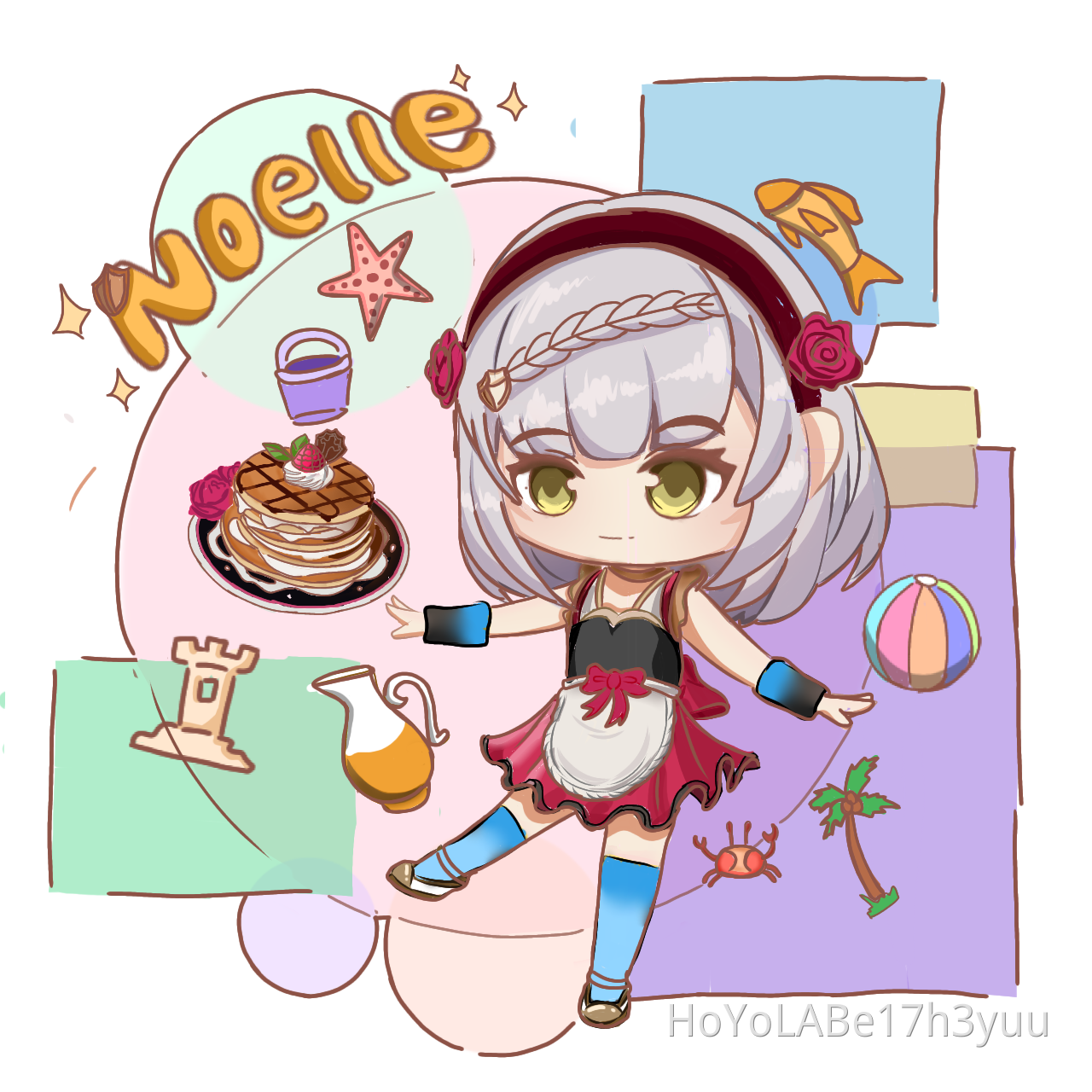 Noelle-Chan Chibi! Genshin Impact | HoYoLAB