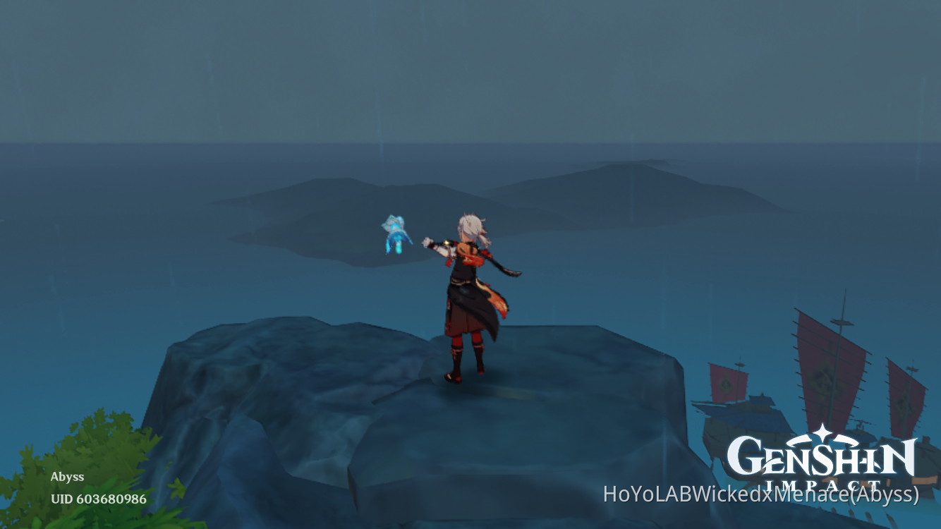 Last minutes before inazuma. The outline is visible. Genshin Impact ...