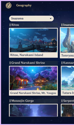 [V2.0 Guide] Archive Geography Inazuma Viewpoint Genshin Impact | HoYoLAB