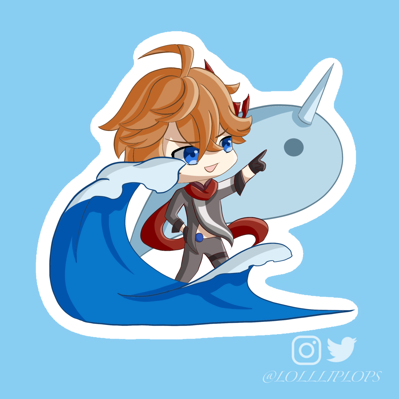 [ART] Childe birthday art Genshin Impact | HoYoLAB