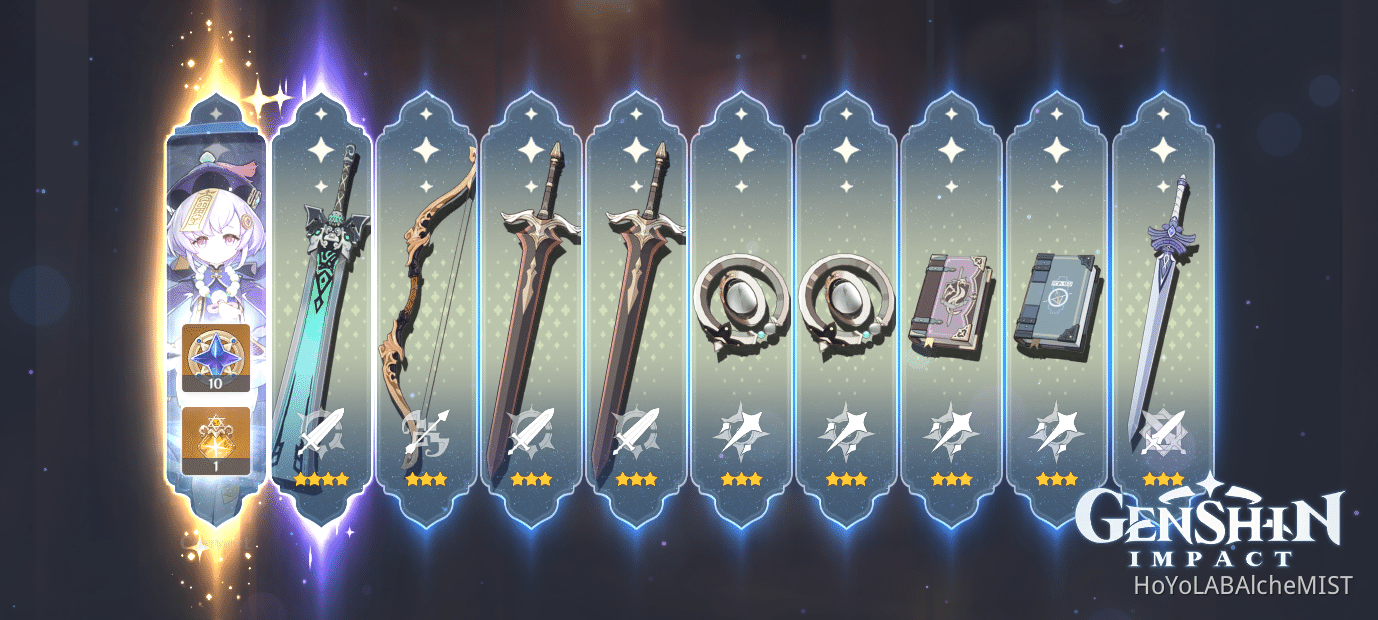 Got qiqi first 10 pull and ayaka+keqing two ten pulls after Genshin Impact | HoYoLAB