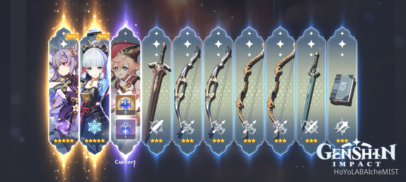 Got qiqi first 10 pull and ayaka+keqing two ten pulls after Genshin Impact | HoYoLAB