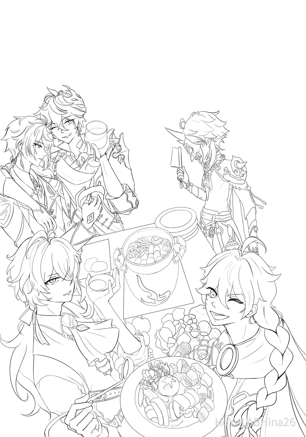 diabolik lovers coloring pages