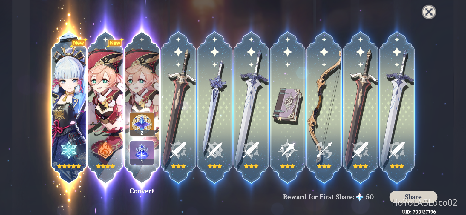 The first wish Genshin Impact | HoYoLAB