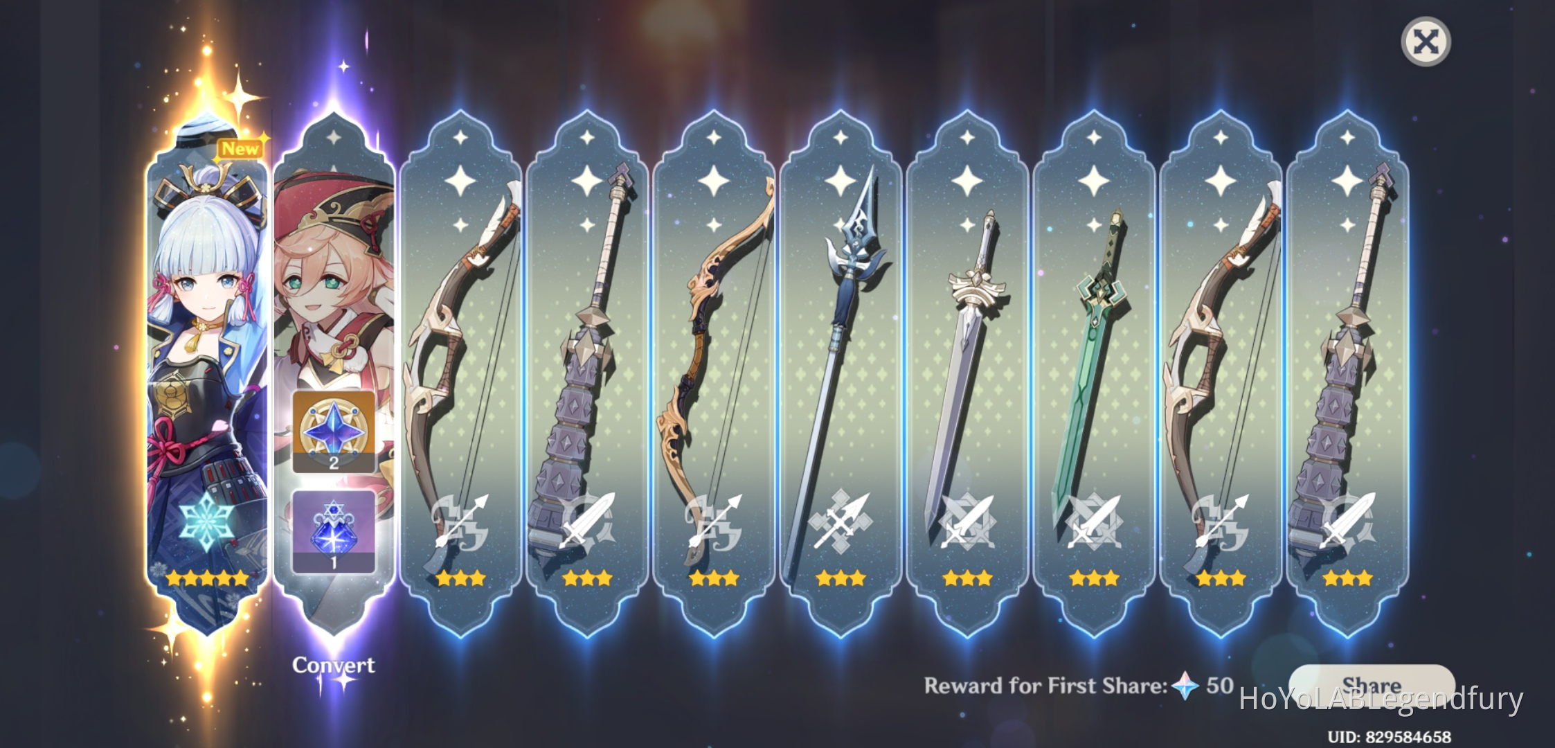 Ayaka !!!! Won 50 50 Genshin Impact | HoYoLAB