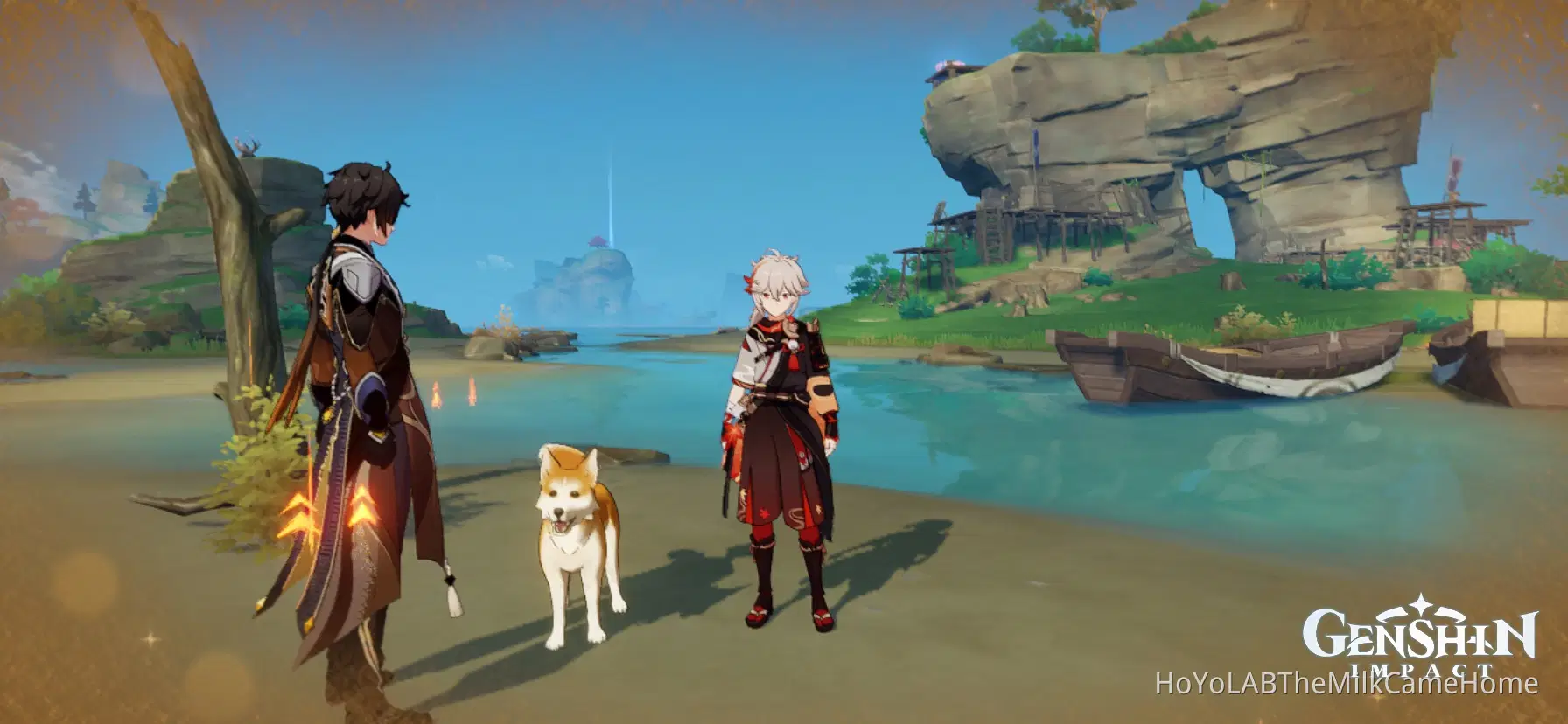 Saving an Inazuma Dog! Genshin Impact | HoYoLAB