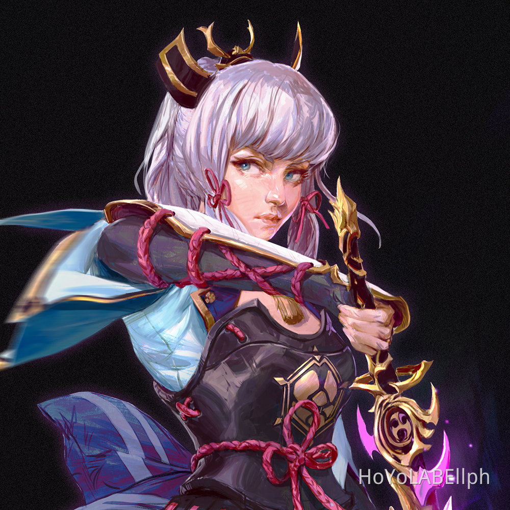 Ayaka Fan art Genshin Impact | HoYoLAB