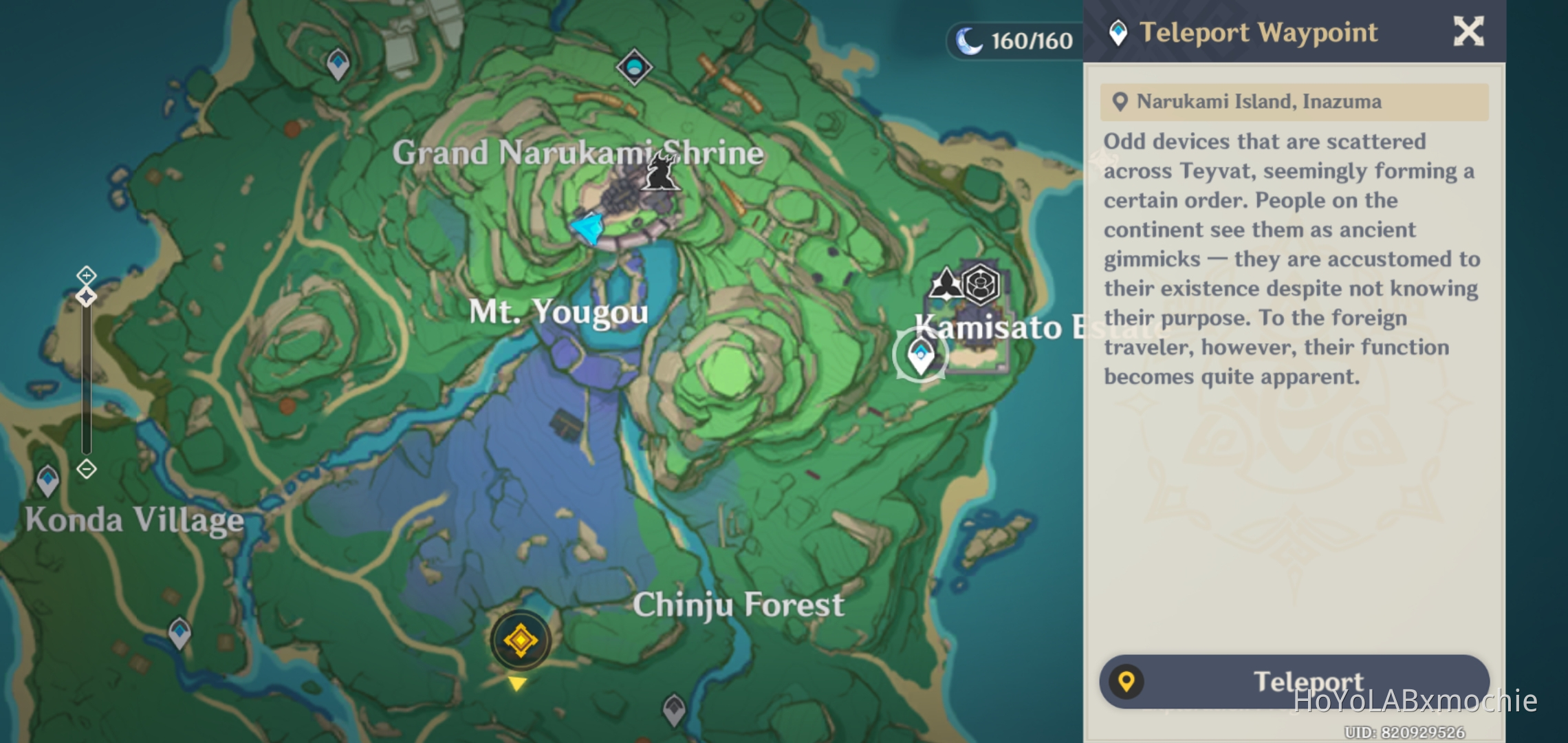 Easier way to open Grand Narukami Shrine's teleport waypoint Genshin ...