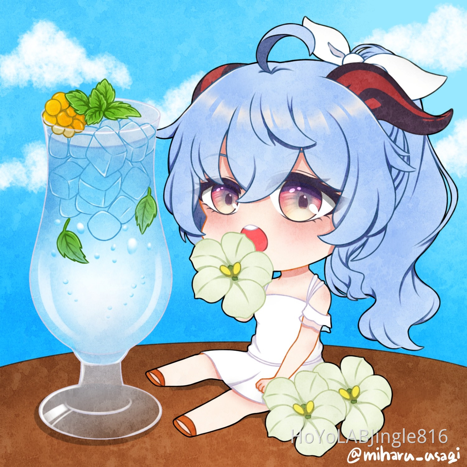 Ganyu's Memory with Qingxin Flower in Summer!! Genshin Impact | HoYoLAB