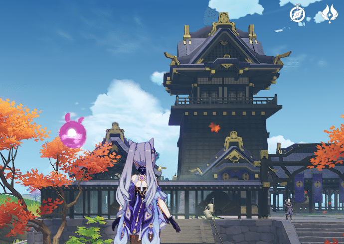 Funny design for inazuma building, and villagers dress Genshin Impact ...