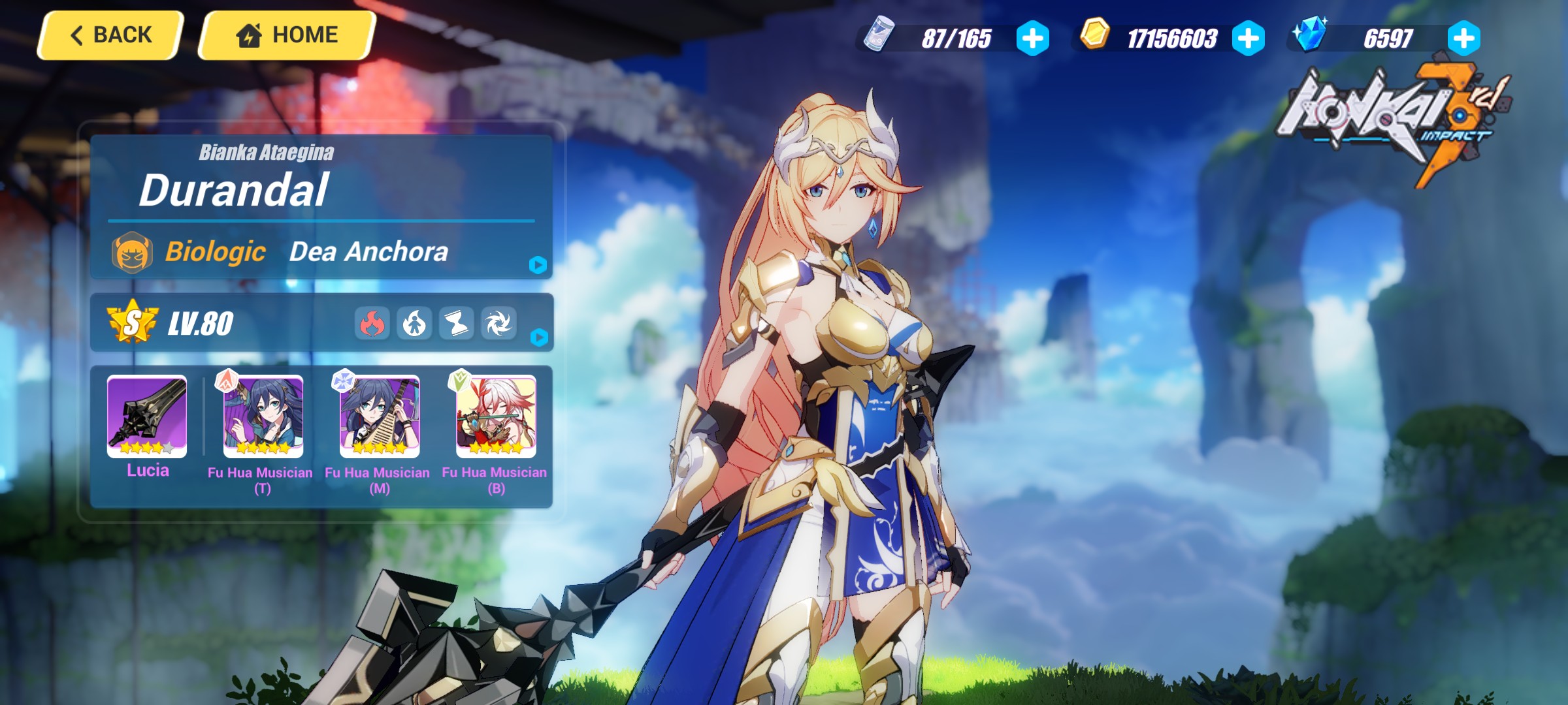 Asking advice on dea anchora Honkai Impact 3rd | HoYoLAB